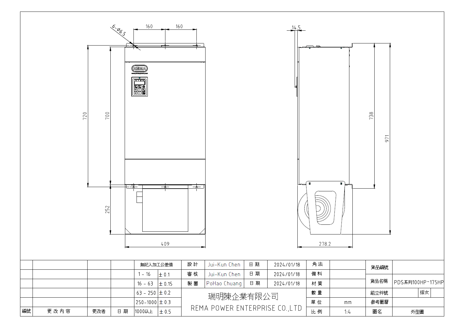 PDS系列100HP、PDS系列175HP、PDS-4750、PDS-41100、JPS、REMA、伺服驅動器